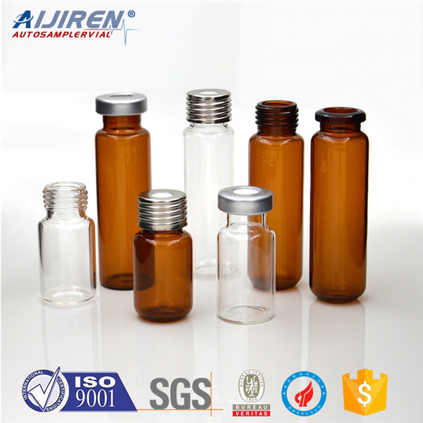 amber 18mm borosil gc vials with round bottom for GC/MS Waters-Aijiren ...