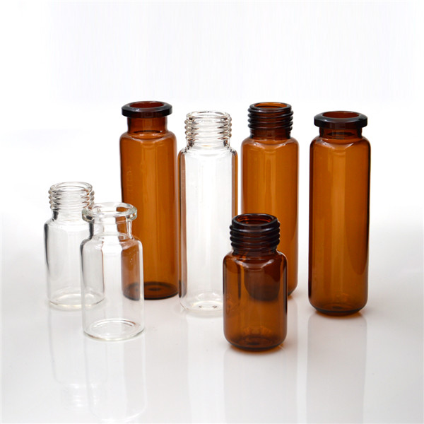 amber 18mm borosil gc vials with round bottom for GC/MS Waters-Aijiren ...