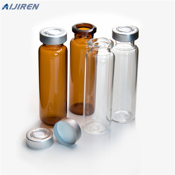 Certified 20ml crimp headspace glass vials for GC/MS Waters-Aijiren ...