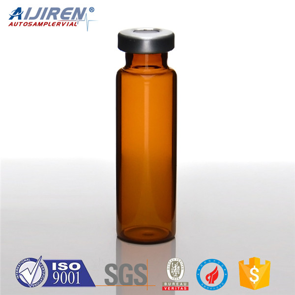 crimp 18mm gc glass vials for GC/MS with beveled edge-Aijiren HPLC Vials